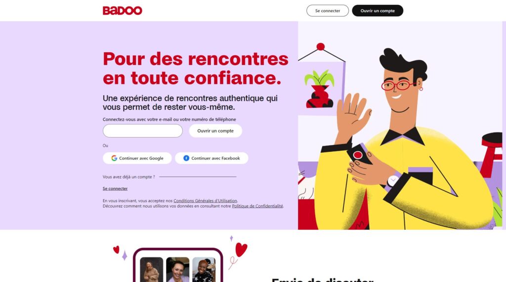 → Notre avis sur Badoo » Avantages, inconvénients et tarifs (2025)